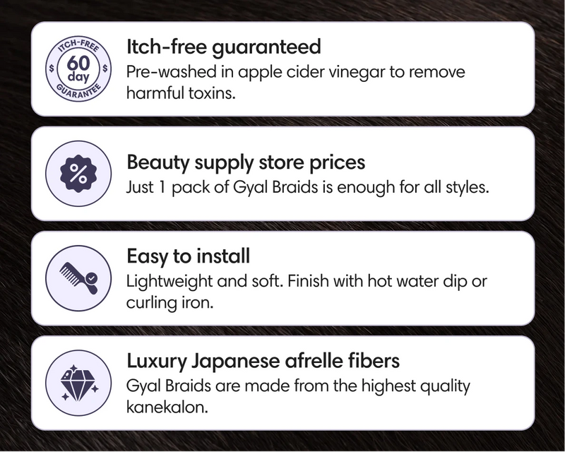 Apple Cider Vinegar Pre-Rinsed Braiding Hair 8 Bundles 26" – Gyal Braids